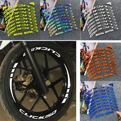 本田Click150i轮毂贴反光防水