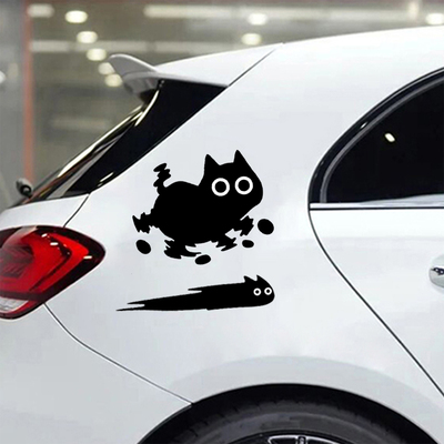 猫咪贴纸反光防水改装贴