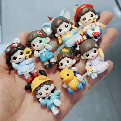 zoraa妹妹正义系列萌粒二创改娃潮玩公仔diy钥匙扣盲盒车载摆件