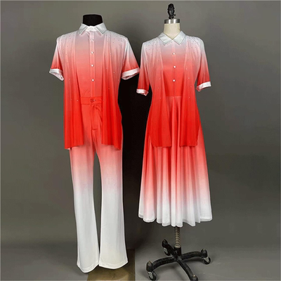 中学生合唱团诗歌朗诵比赛演出服连衣裙青春活力现代舞蹈表演服装