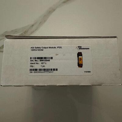 配件BWU2045必威 Bihl+Wiedemann ASi安全继电器全新正品需议价