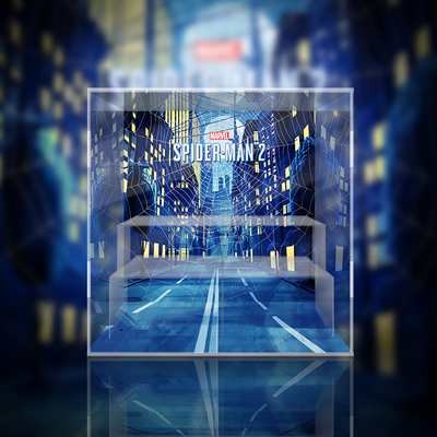 HOTTOYS COSBI 漫威蜘蛛侠2 毒液 潮玩 盲盒手办专用展示盒