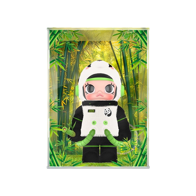 POPMART泡泡玛特 MEGA SPACE MOLLY 400% 熊猫 潮玩手办展示盒