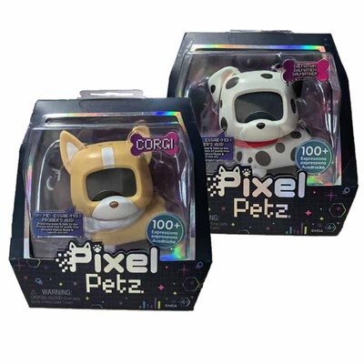 Pixel Petz像素萌宠柯基 斑点狗数字电子宠物仿真动物互动玩具