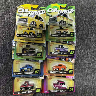 CAR  TUNED飞驰定制合金车全套八款橡胶轮胎儿童收藏玩具小车