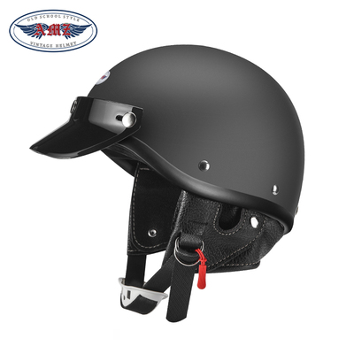 AMZ半盔摩托车电动车四季通用