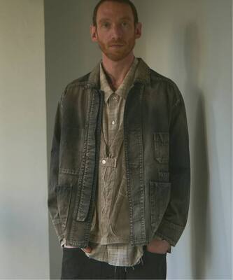 春夏店铺限定水洗加工工装夹克