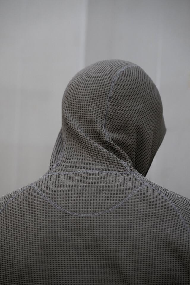 【代购】GOLDWIN 26ss Waffle light hoodie 定番轻量华夫格帽衫