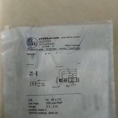 议价全新易福门 IFM OGP701 现货*