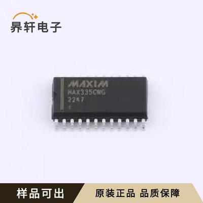 原装MAX335CWG+T全新SOIC-24