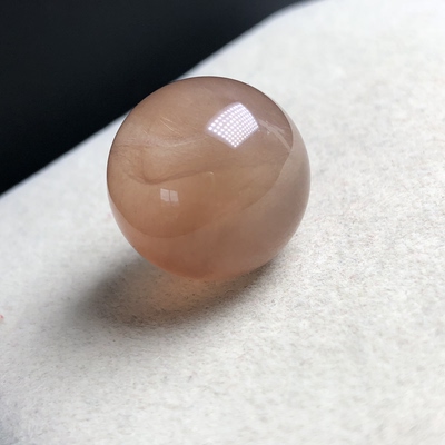 19mm老矿福利奇特天然水晶兔毛单珠