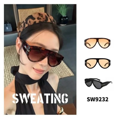 SWEATING大框飞行员墨镜时髦精太阳镜韩版时尚新款大框太阳眼镜