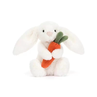 英国Jellycat怀抱胡萝卜兔邦尼兔毛绒玩偶柔软圣诞节礼物开学礼品