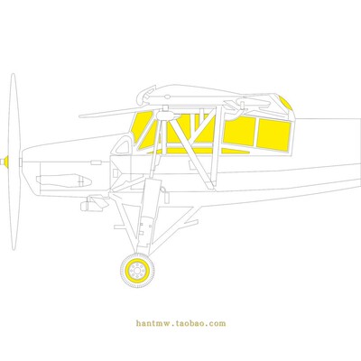 Fi156C侦察机1/48模型双面遮盖