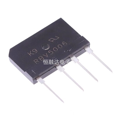 RBV5006 高压整流桥50A 600V 桥堆 RBV5010 1000V功放扁桥 大电流