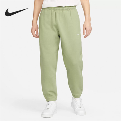 正品Nike/耐克百搭男子运动休闲针织加绒保暖束脚长裤 DX1365-386