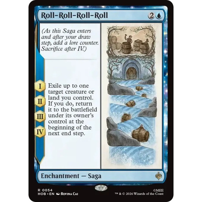 万智牌 滚啊滚，滚啊滚 Roll-Roll-Roll-Roll 闪 霍比特HOB