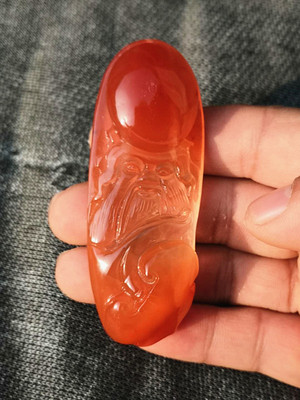 水晶水晶天然老寿星挂件吊坠