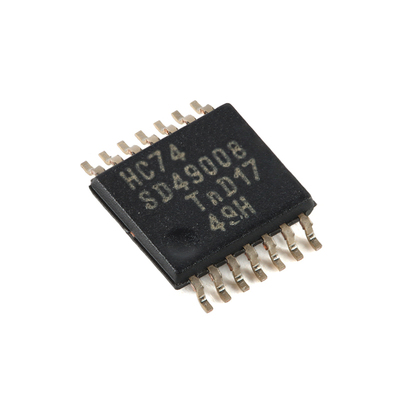 原装正品74HC74PW-Q100,118 TSSOP-14 带置位和复位的双D型触发器