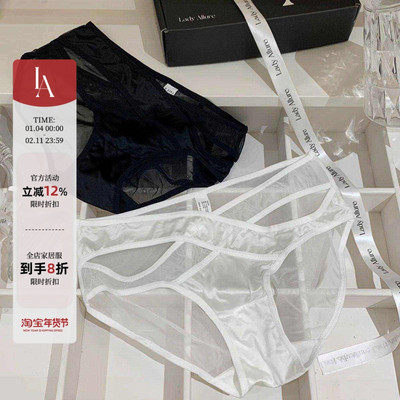 「LA」Cora·昼夜迷失｜边界系列*简约性感纯欲网纱镂空休闲内裤