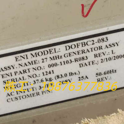 ENI 27MHz射频发生器DOFBC2-083，型号000议价