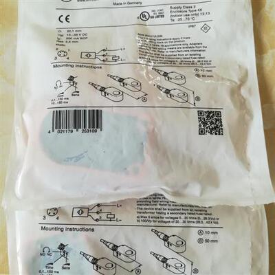德国原装易福门环形传感器I7R205   I7R209 I7R211 包邮