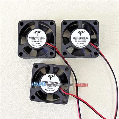 全新静音 3010 30X30X10MM 3CM/厘米 5/12/24V显卡微型