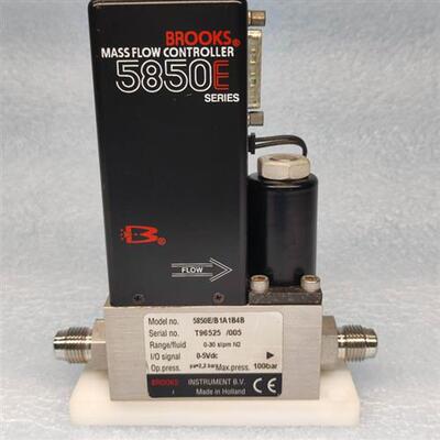 议价美国BROOKS 气体质量流量计 5850E/B1A1B4B 0-30slpm N2