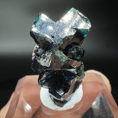 大晶体双晶天蓝石lazulite 精品矿物晶体矿物标本矿石原石宝石