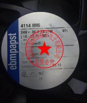 4114NH6 24V 2.7A 65W 原装正品德国进口 铝框设备 进口风扇