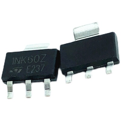 1NK60Z全新STN1NK60Z进口场效应MOS管0.3A 600V三极管贴片SOT223