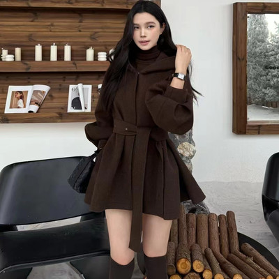 Vane韦恩时尚设计感连帽风衣