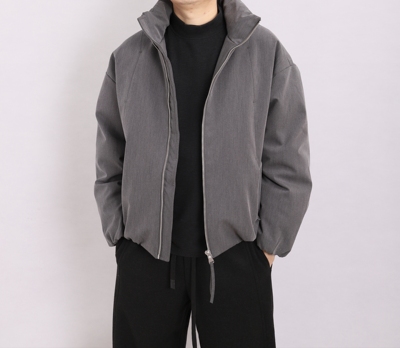 MRMO陌先生男士90白鸭绒立领面包服宽松休闲短款百搭冬新品