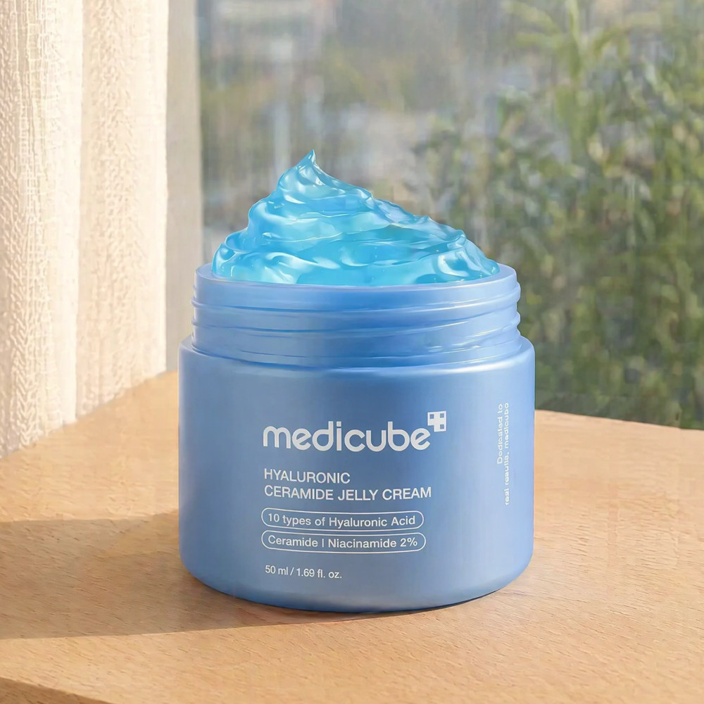 美蒂秋芙medicube玻尿酸神经酰胺凝胶霜 啫喱保湿霜 清爽无油腻感