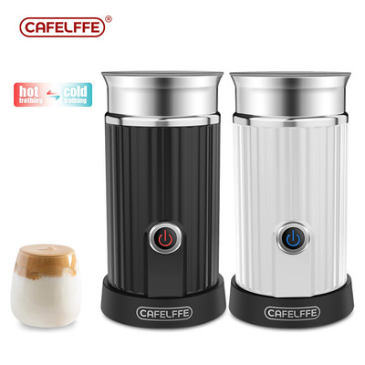 CAFELFFE跨境电动奶泡机牛奶冷热打发器家用起泡器自动咖啡器现货