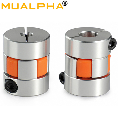 MUALPHA 3D打印机弹性联轴器 5*8mm铝合金配件丝杆雕刻机马达传动