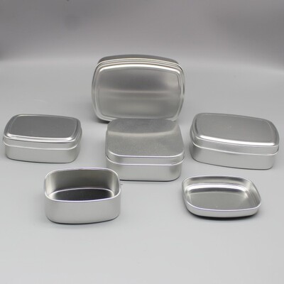 铝盒四方金属天地盖150ml铝盒