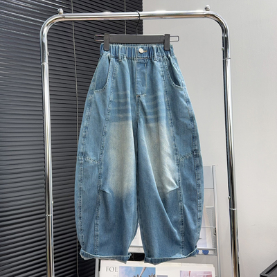 啦芙莱童装男女童薄款牛仔裤