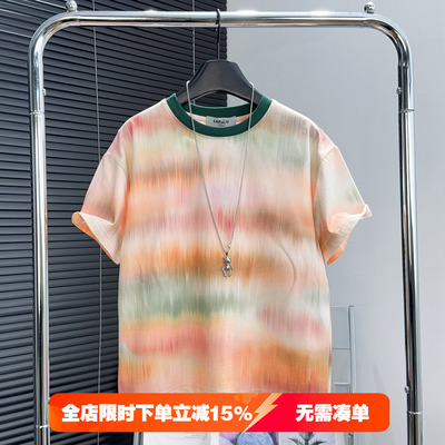 啦芙莱童装男女童扎染短袖