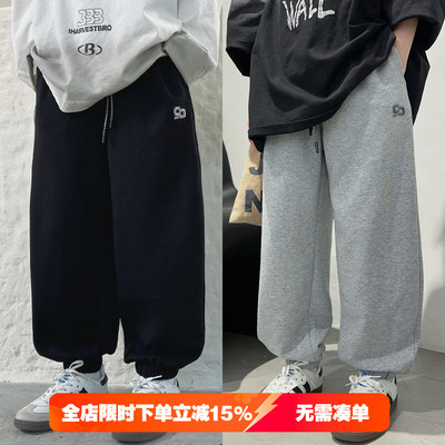 爱木橦童装男童运动裤