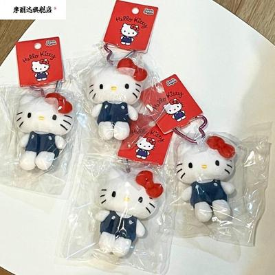 blackpin同款爱心扣KT猫钥匙挂扣挂件hellokitty挂件七夕玩偶挂件