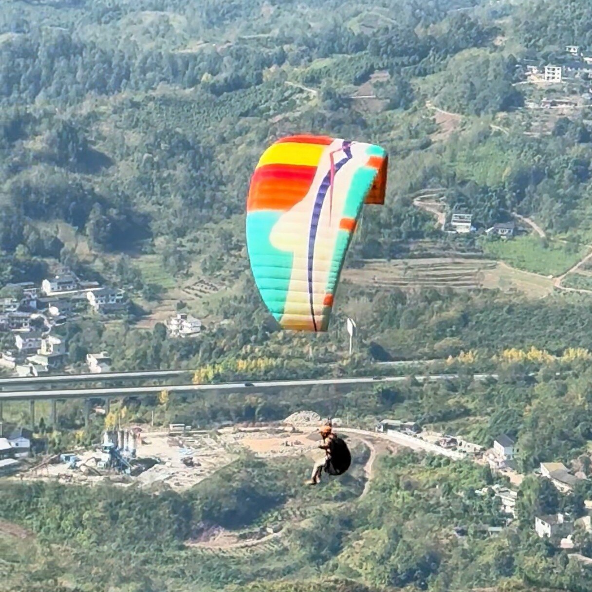 空中客初级滑翔伞 动力滑翔伞头伞翼 动滑两用滑翔伞 初学者