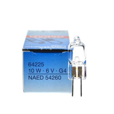 欧司朗卤素灯64225 6V10W G4手术无影灯灯泡投影仪显微镜灯54260