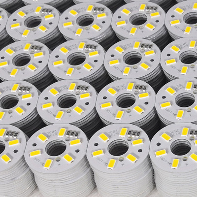 免驱动5V灯珠板LED5730贴片灯板3W暖光USB低压光源led灯板台灯等