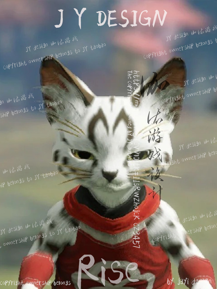 steam ns怪物猎人崛起猎猫定制 PS5曙光猫猫来图设计xbox限量款