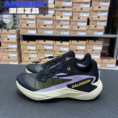 Salomon萨洛蒙GENESIS女款舒适简约防滑低帮户外越野跑鞋474437