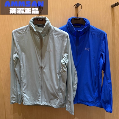 Arcteryx始祖鸟Nodin男款轻薄防风立领连帽风壳皮肤衣夹克X7201