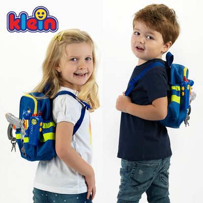 德国klein警察背包套装 职业扮演玩具小孩模拟角色手铐对讲机手枪