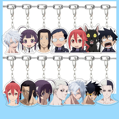 BLACK TORCH 暗黑灯火 我妻贰郎 罗睺 动漫周边亚克力钥匙扣挂件