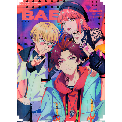 渡鸦阁下 现货 日版 PARADOX LIVE BAE 附录A4塑胶文件夹